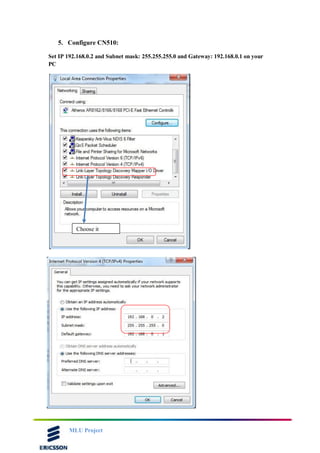 Procedure install cn510 step by step | PDF