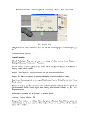 Procedure of animation in 3 d autodesk maya tools & techniques | PDF