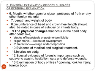 Procedure of autopsy | PPTX