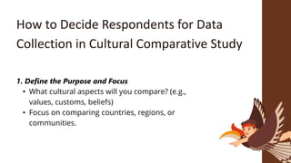 PROCEDURE OF COLLECTING AND DESCRIBING DATA IN CULTURAL COMPARATIVE ...