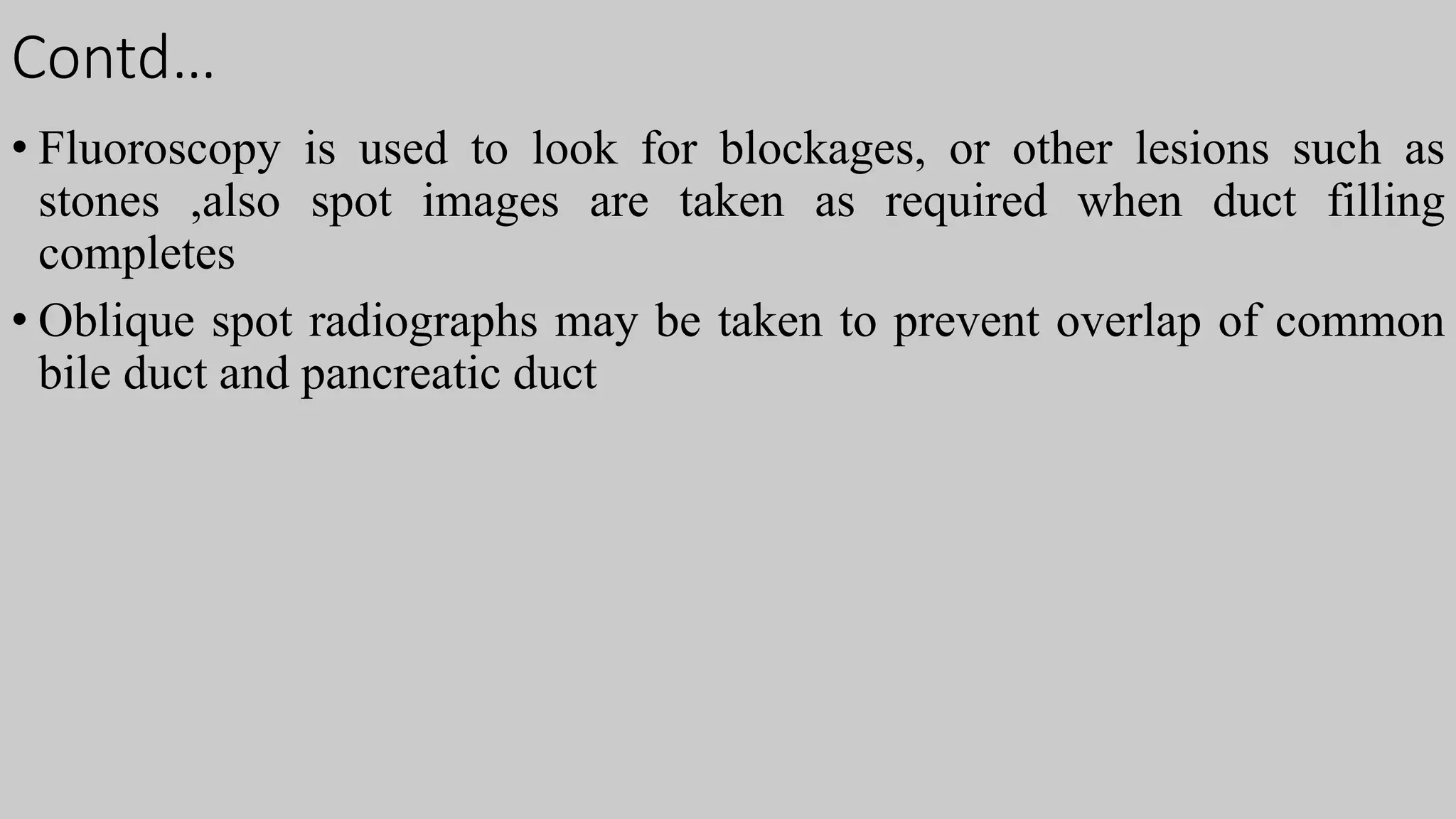 Procedure Of Ercp And T Tube Cholangiography Pptx