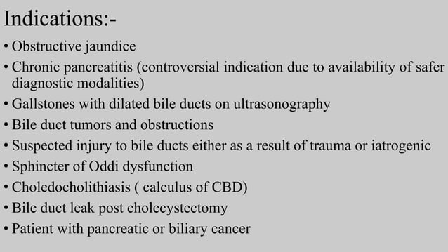 Procedure Of Ercp And T Tube Cholangiography Pptx