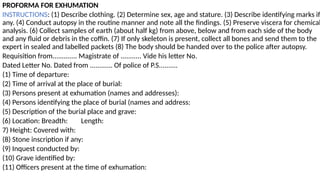 Procedure of exhumation forensic medicine.pptx
