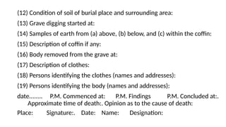 Procedure of exhumation forensic medicine.pptx