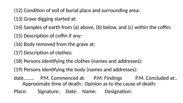 Procedure of exhumation forensic medicine.pptx