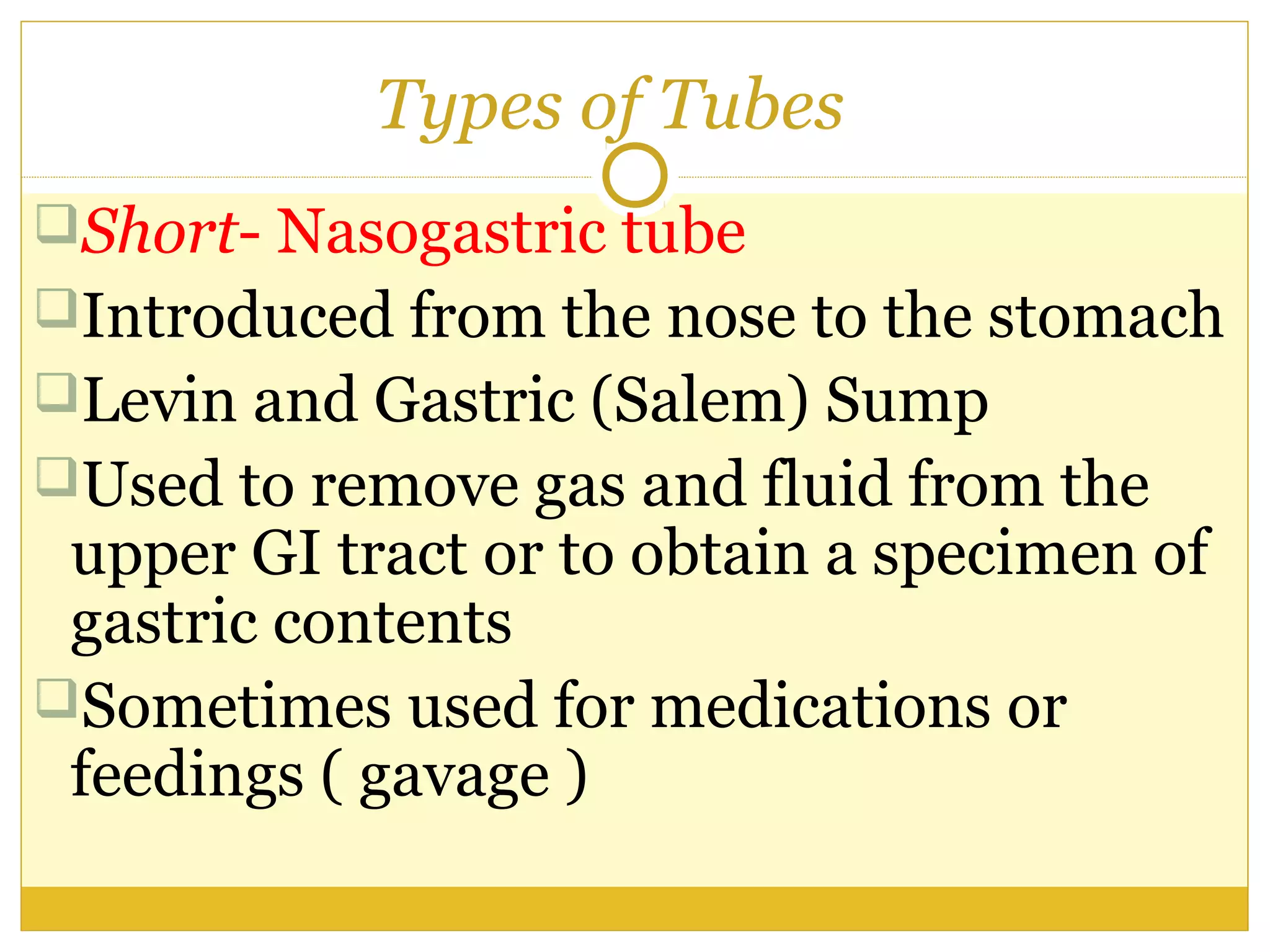 Nasogastric tube insertion | PPT