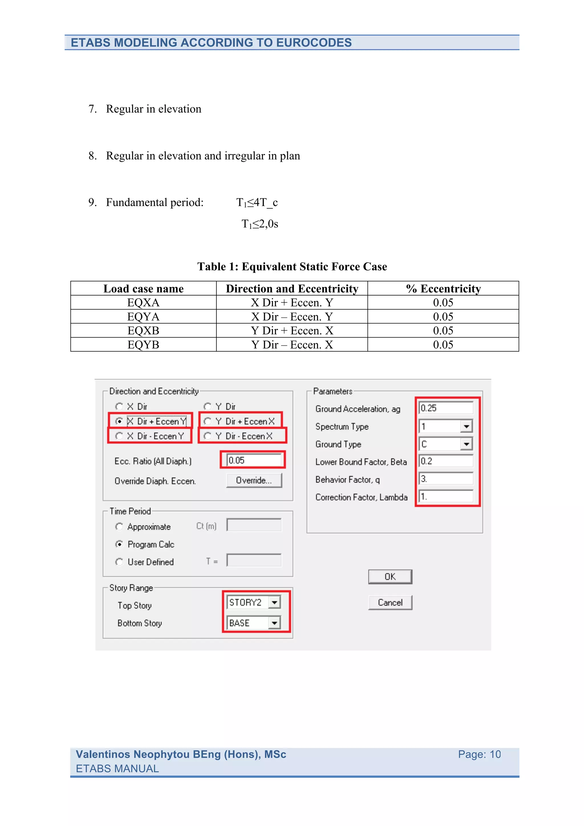 ETABS Modelling | PDF