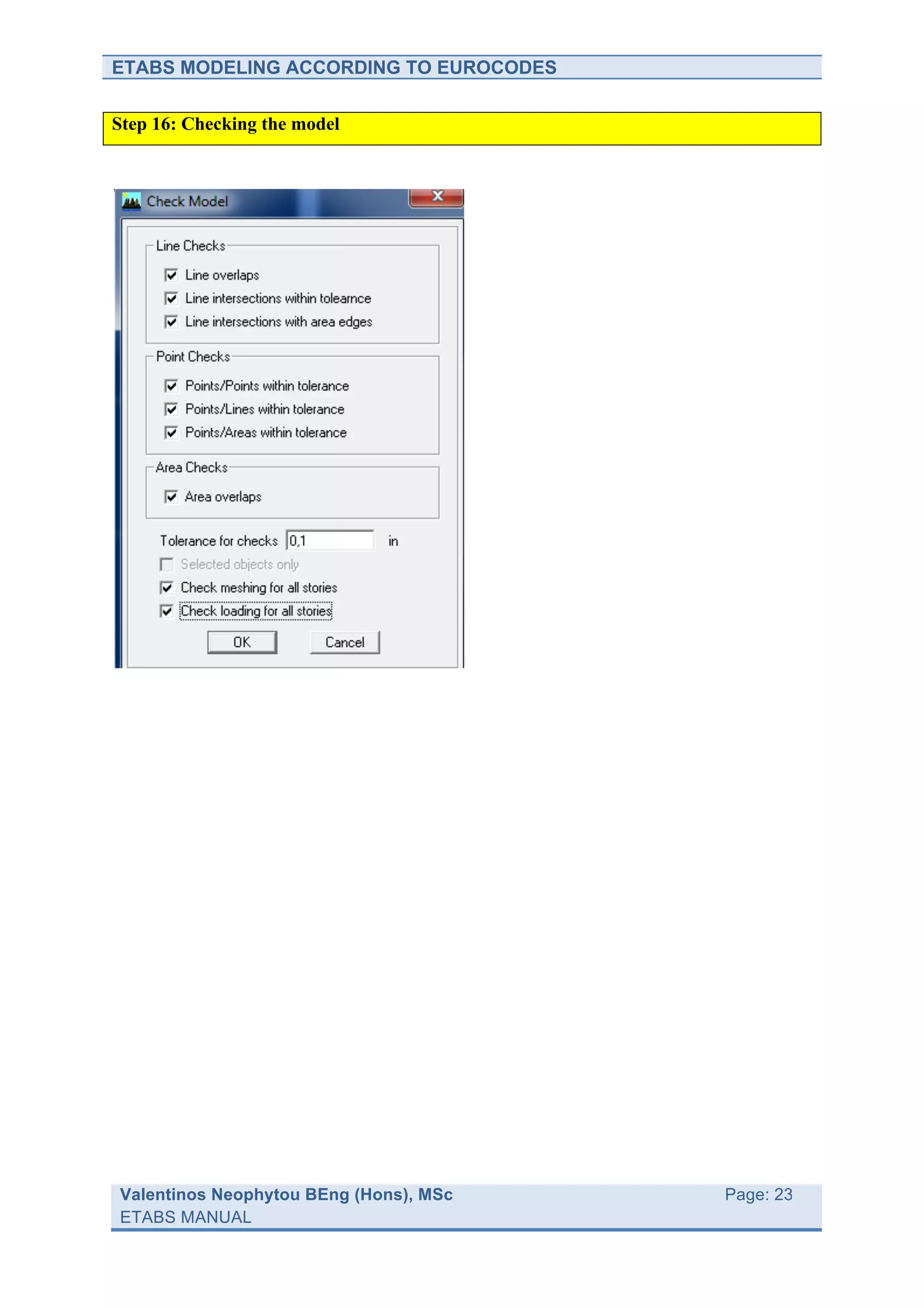 ETABS Modelling | PDF