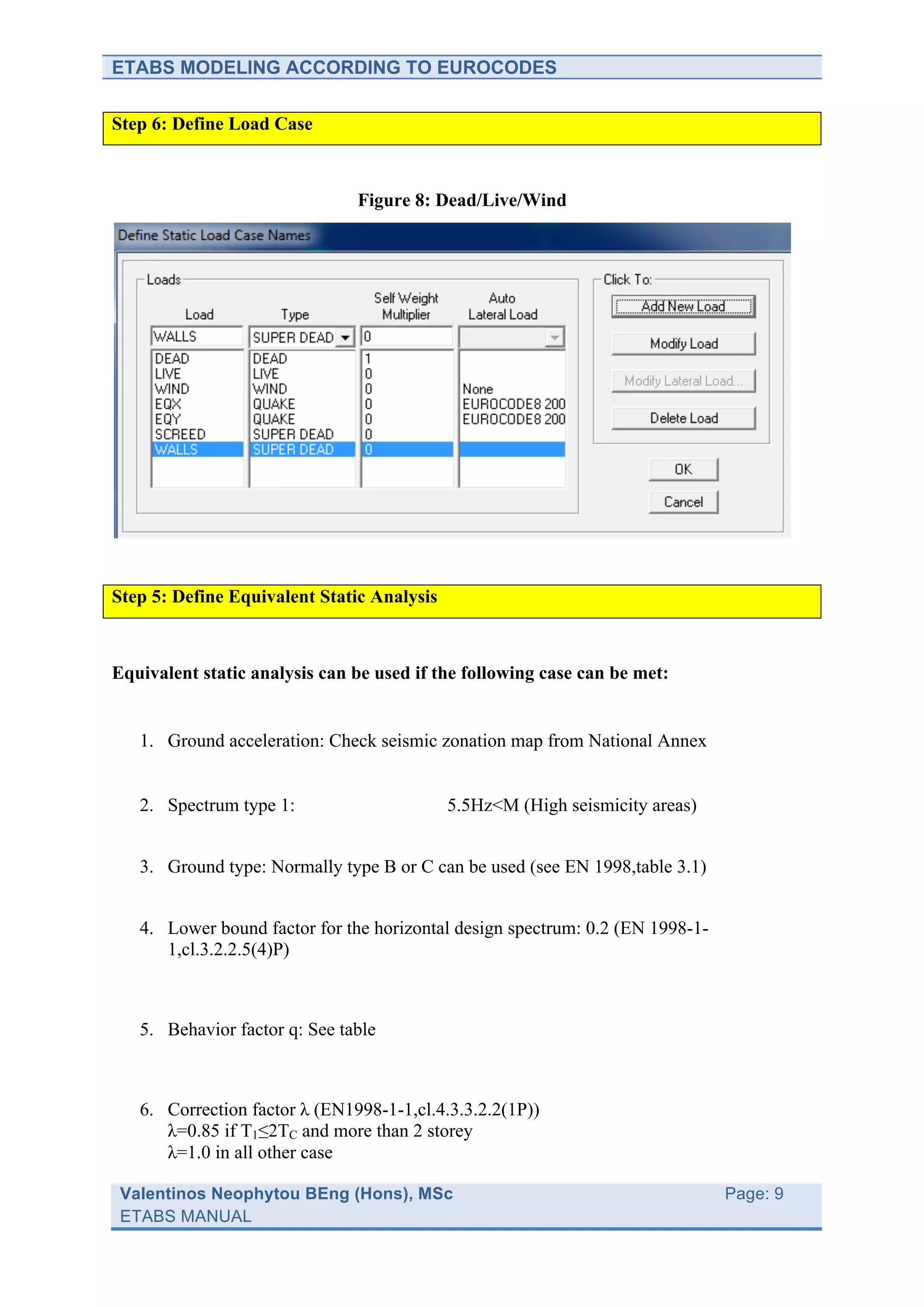 ETABS Modelling | PDF
