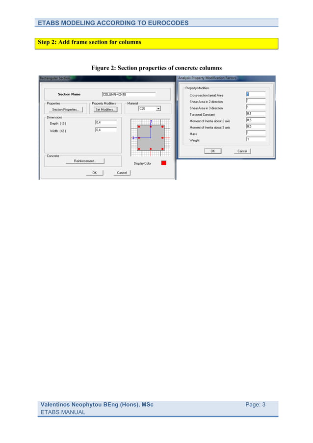 ETABS Modelling | PDF | Web Development | Internet