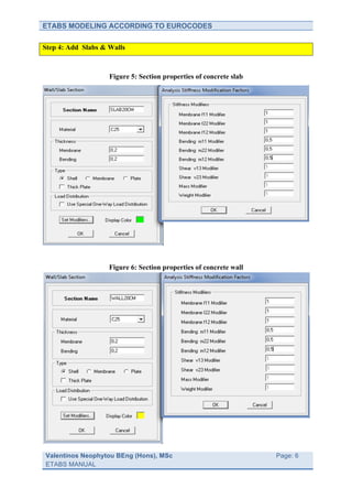 ETABS Modelling | PDF