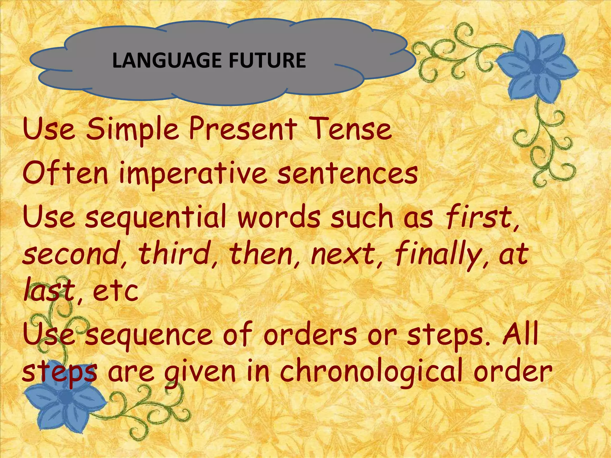 Material for teaching Procedure text | PPTX