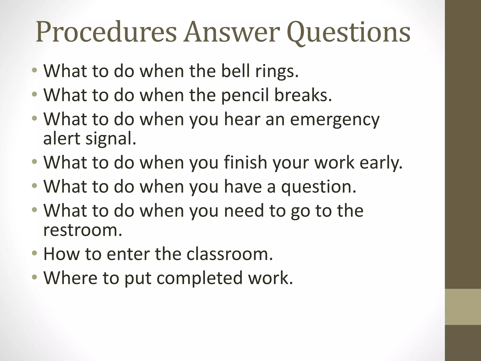 Procedures | PPT