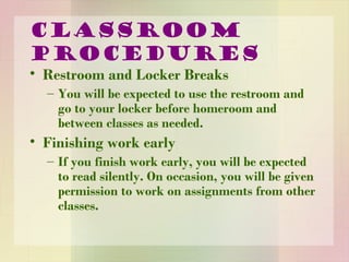 Procedures 2011 2012 7th | PPT