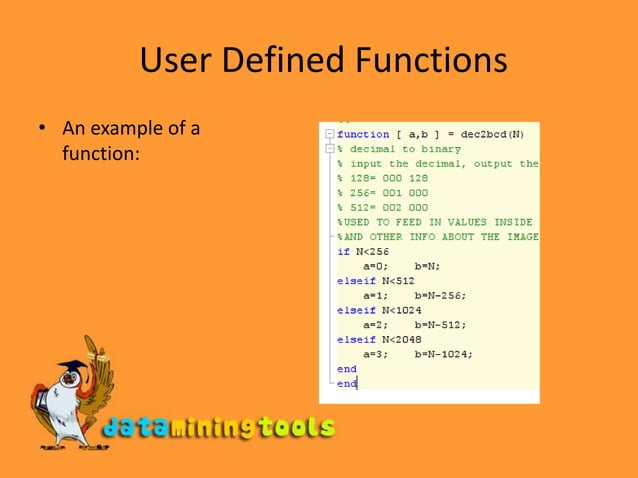 Procedures And Functions in Matlab | PPTX | Programming Languages ...