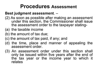 Procedures assesment | PPT