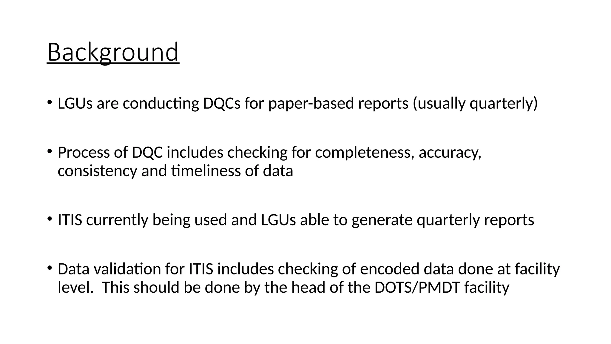 Procedures DQC_ITIS more information | PPTX | Infectious Diseases ...