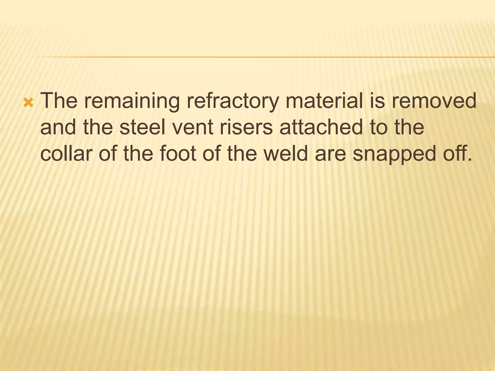 Procedures for aluminothermic welding 1 | PPTX