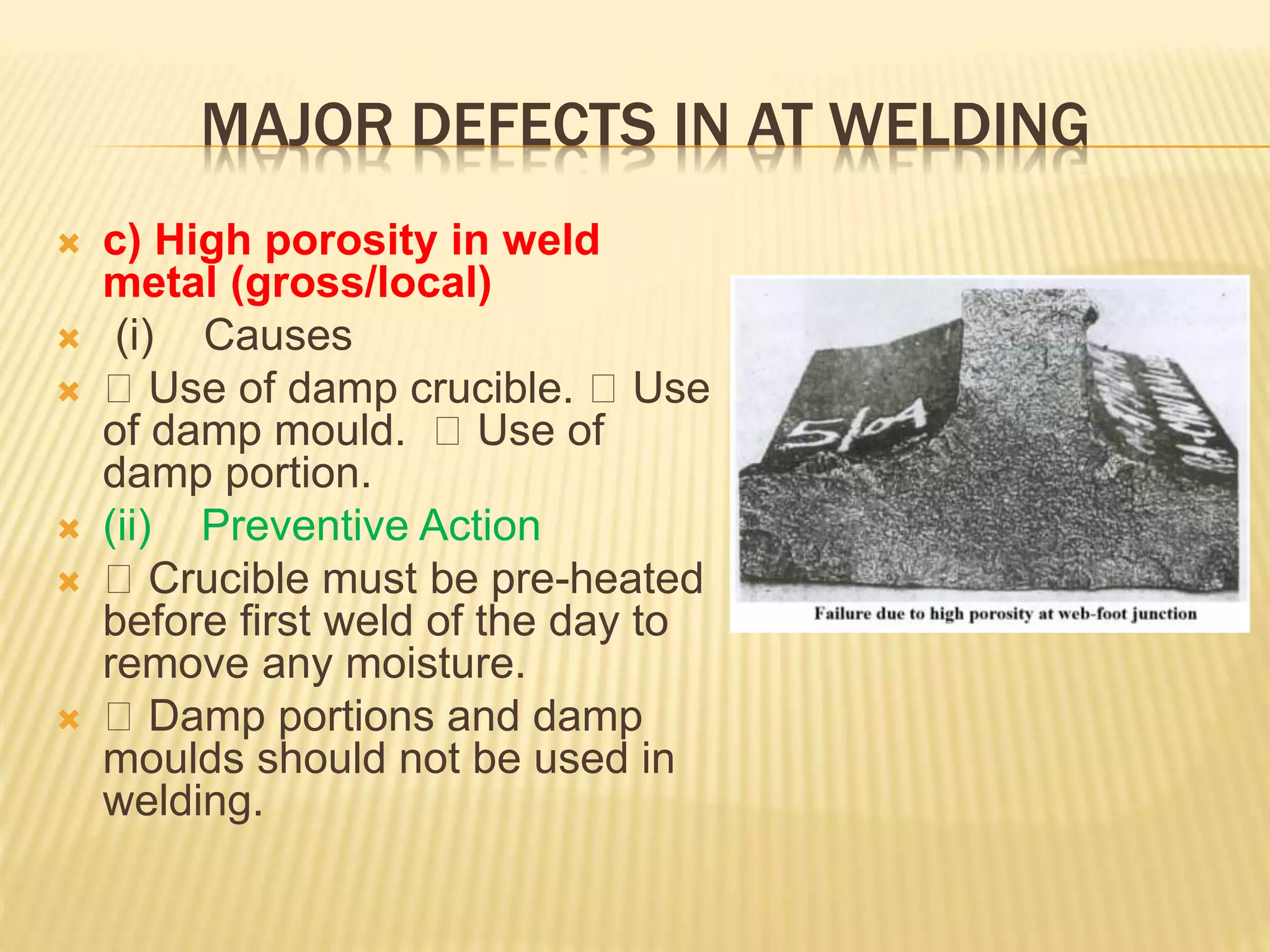 Procedures for aluminothermic welding 1 | PPTX