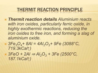 Procedures for aluminothermic welding 1 | PPTX