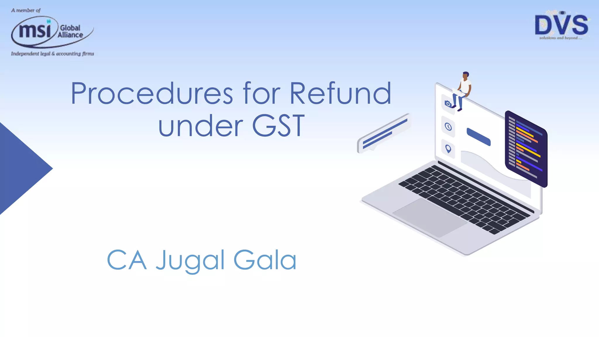Procedures for refund under gst | PPTX
