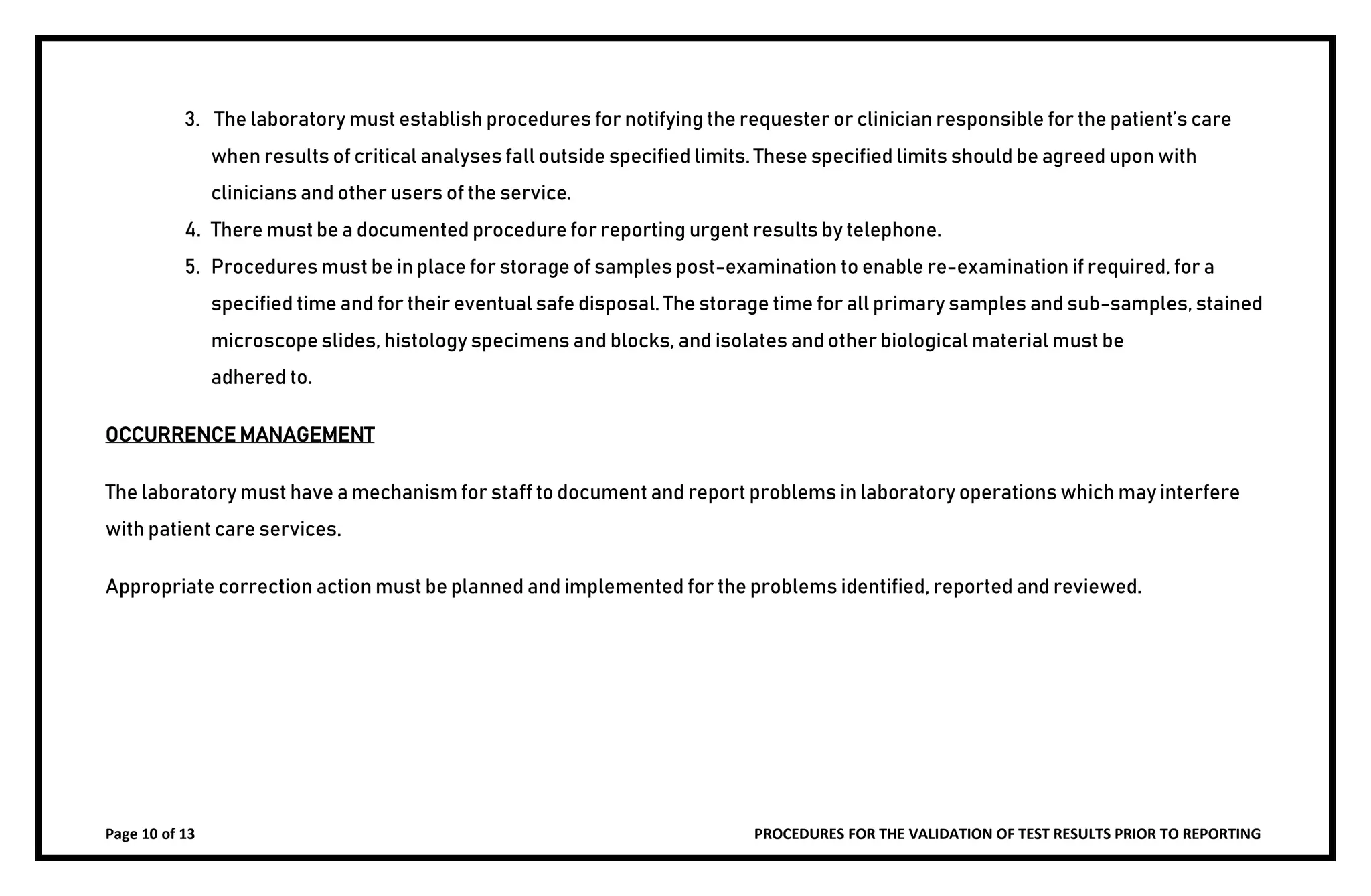 PROCEDURES FOR VALIDATION.docx