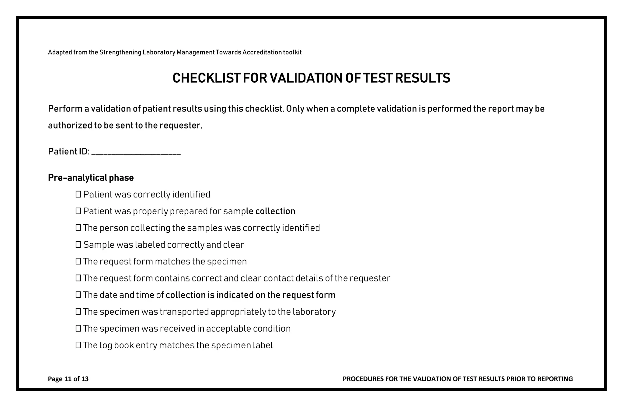PROCEDURES FOR VALIDATION.docx