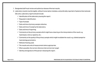 PROCEDURES FOR VALIDATION.docx