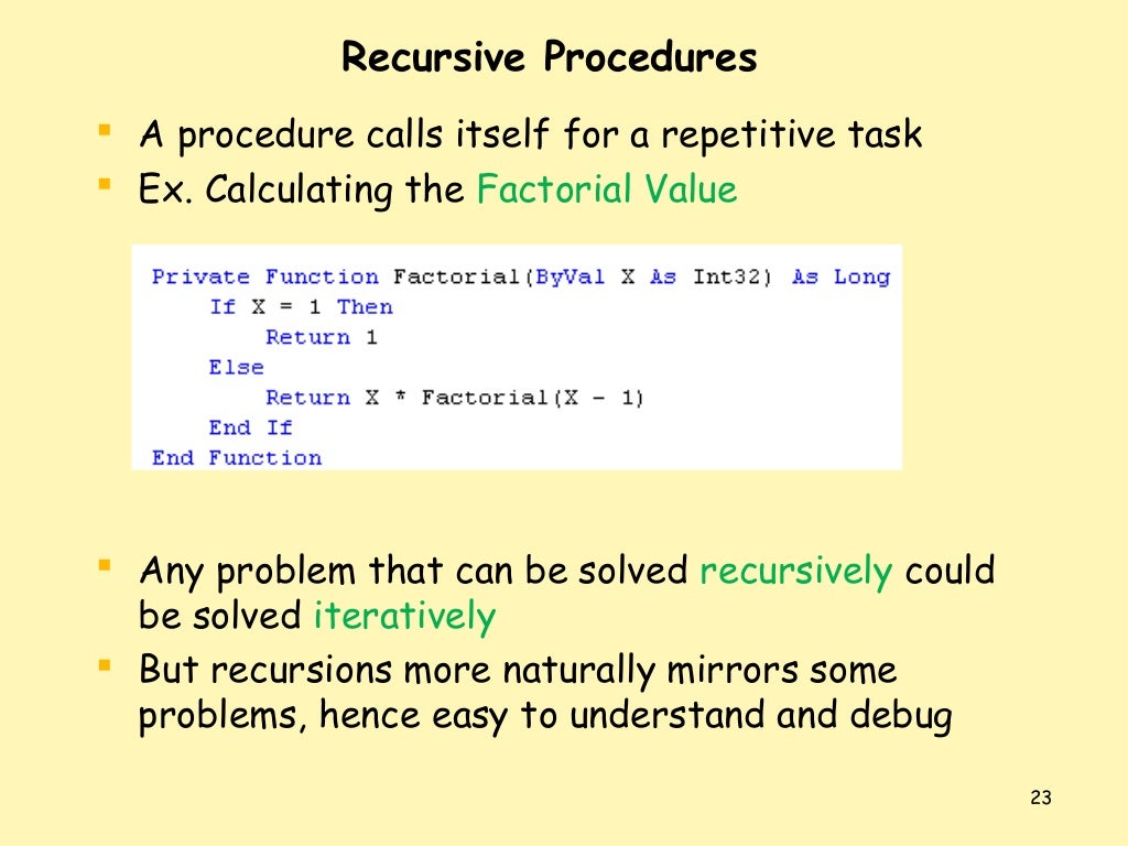 Procedures Functions Structures In Vbnet 8966