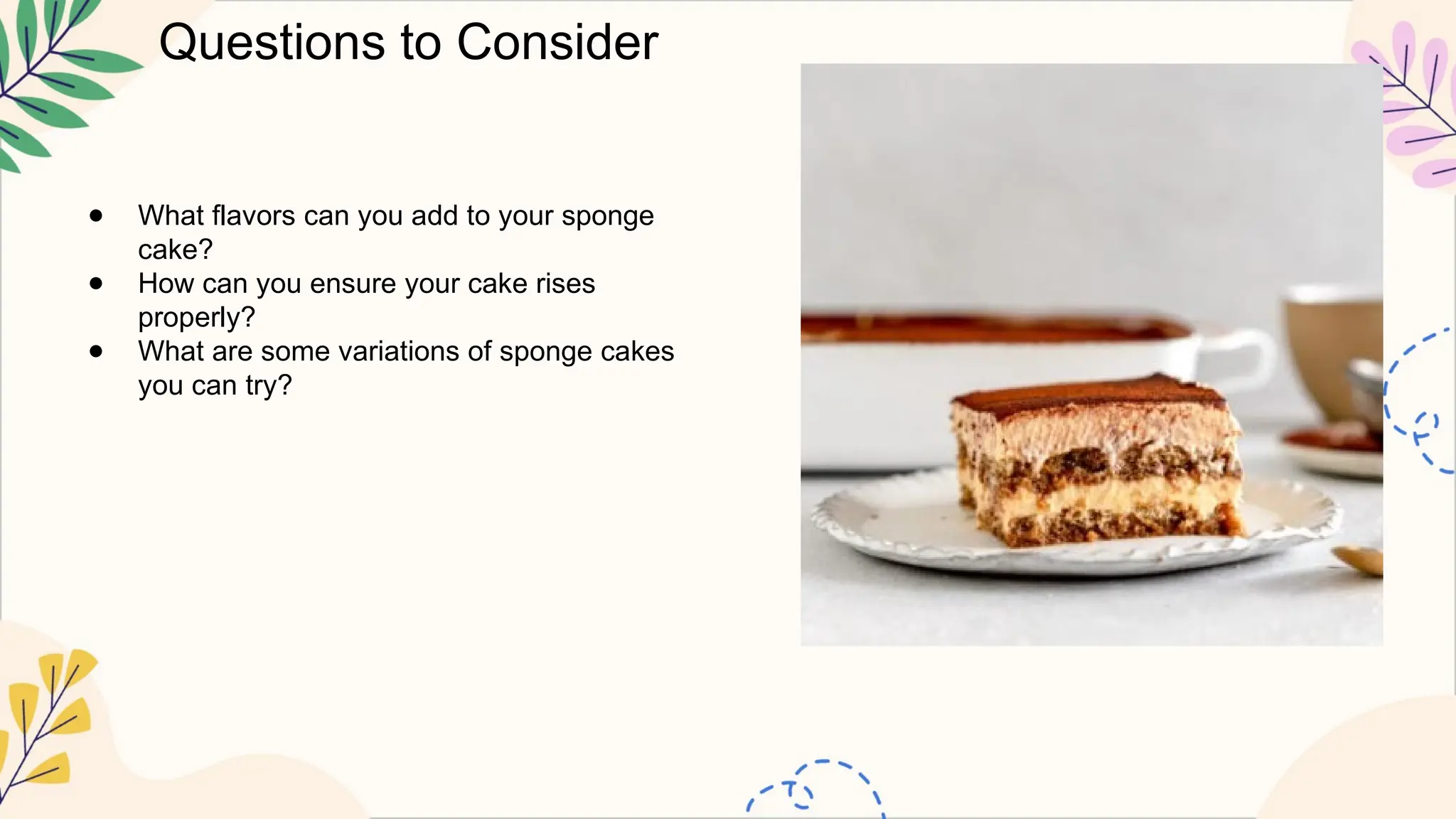 procedures in baking sponge cakes .ANDpptx | PPTX