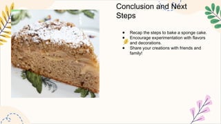 procedures in baking sponge cakes .ANDpptx | PPTX
