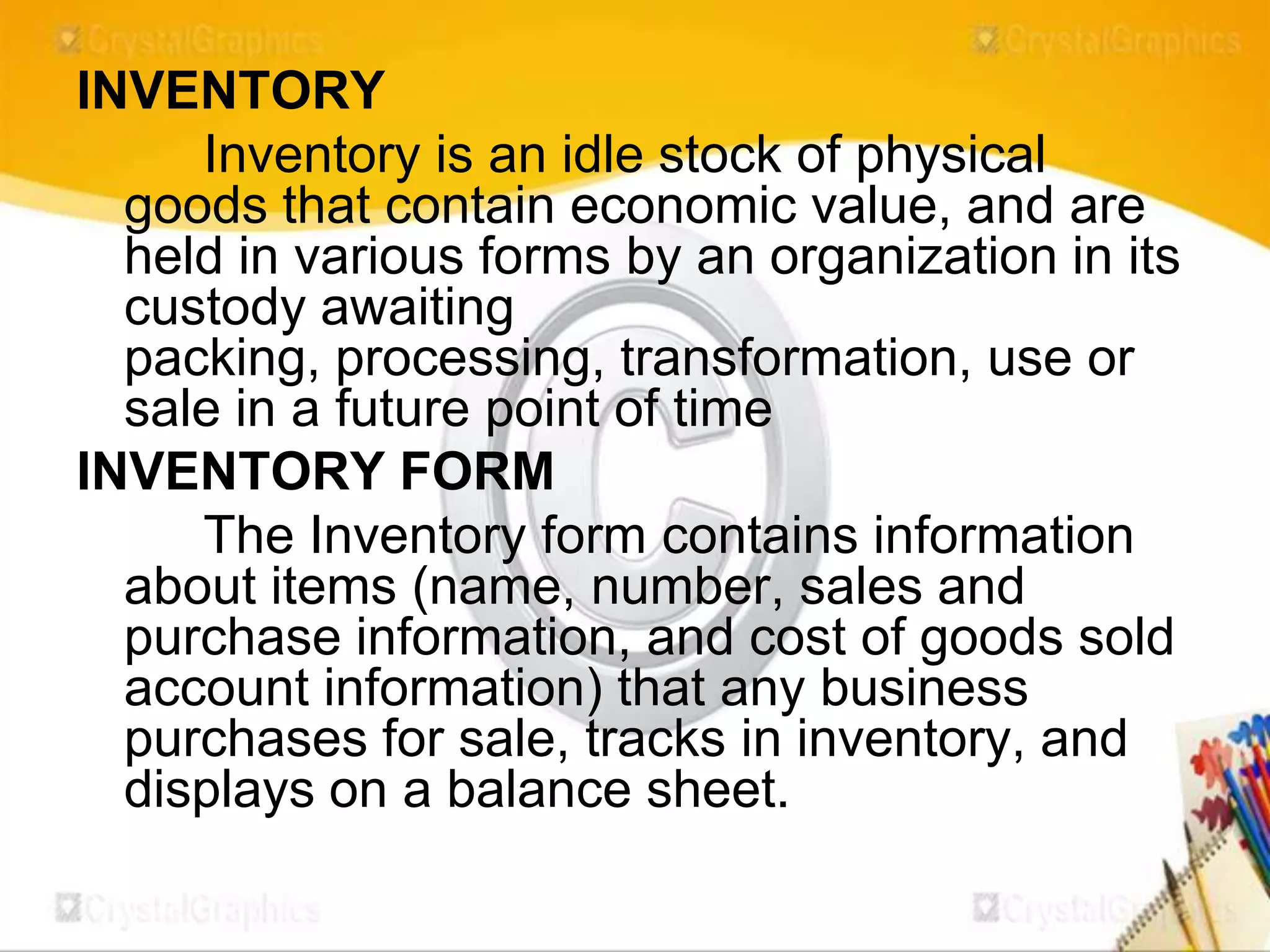 Procedures in receiving and storing tools and materials | PPTX