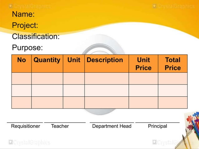 Procedures in receiving and storing tools and materials | PPTX