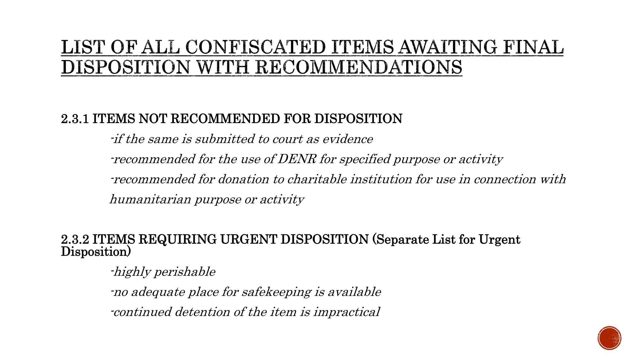 PROCEDURES IN THE DISPOSITION OF APPREHENDED CONVEYANCES.pptx