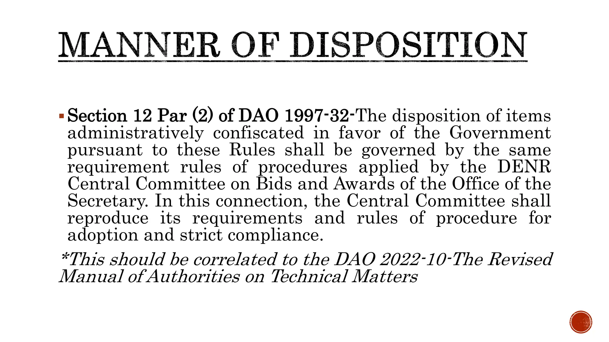PROCEDURES IN THE DISPOSITION OF APPREHENDED CONVEYANCES.pptx