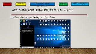 Procedures in using computer system configuration tools | PPTX