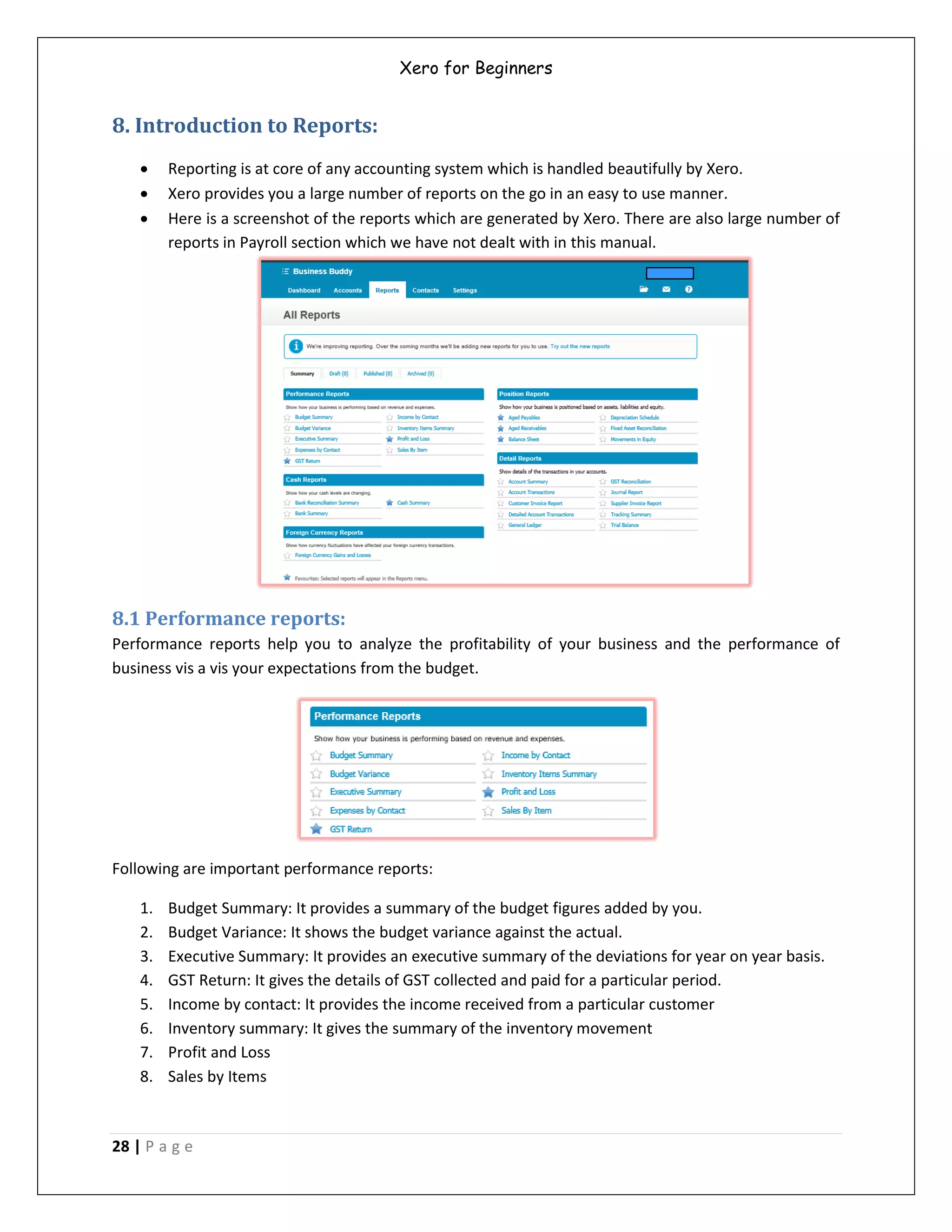 Procedures in xero accounting application | PDF