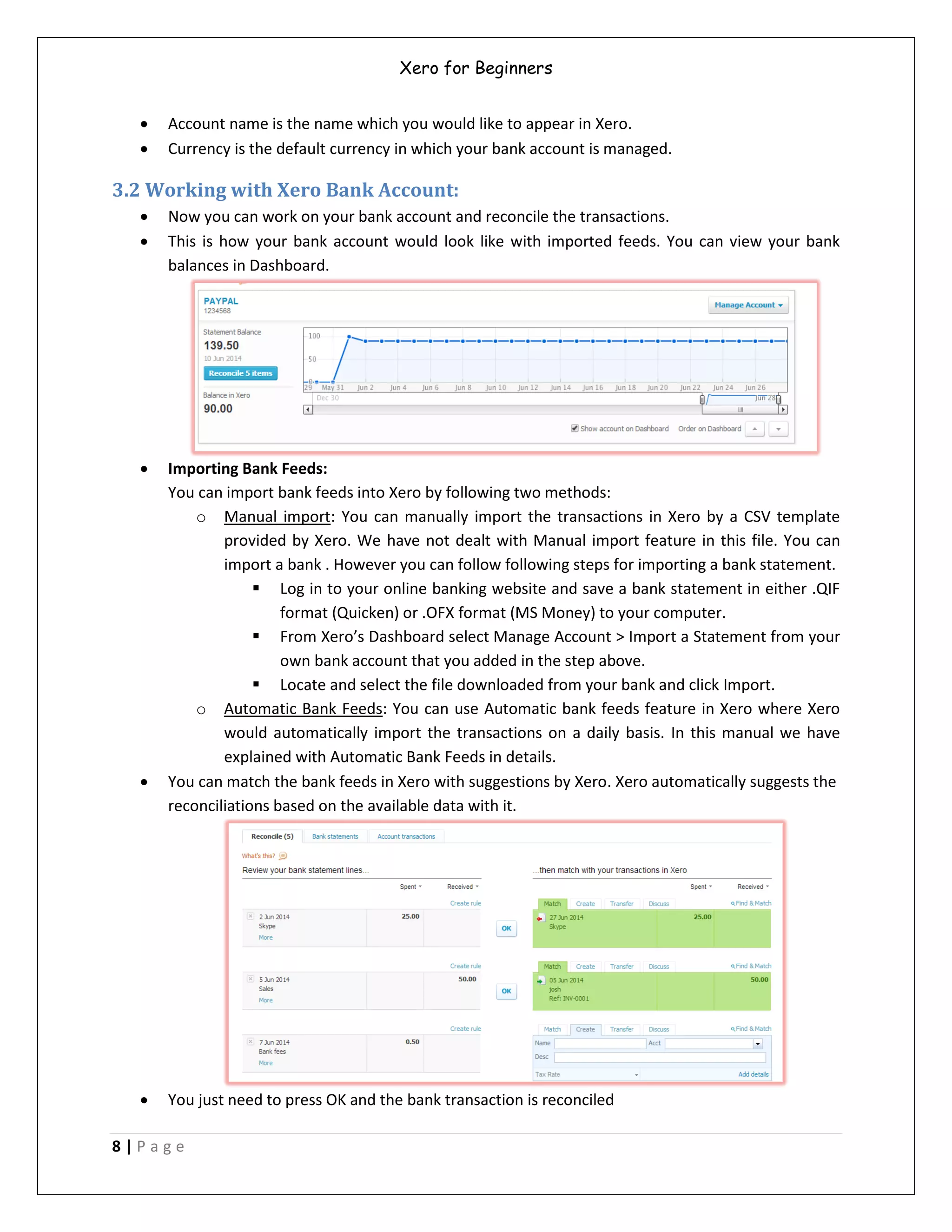 Procedures in xero accounting application | PDF