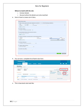 Procedures in xero accounting application | PDF