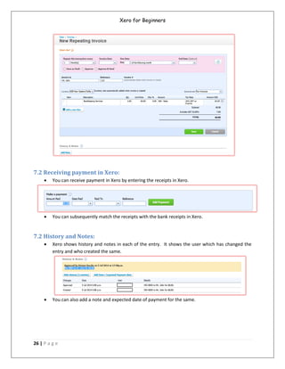 Procedures in xero accounting application | PDF