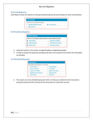 Procedures in xero accounting application | PDF