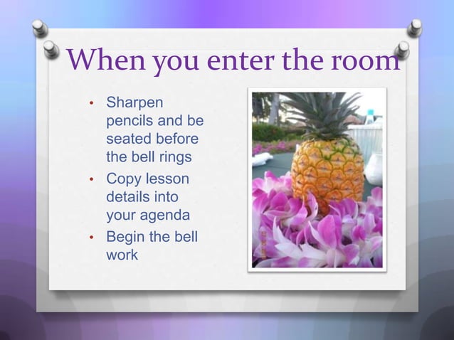 Classroom Procedures | PPT