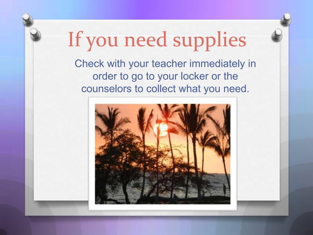 Classroom Procedures | PPT