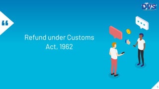 Procedures to claim refund, rebate and duty drawback under customs | PPTX