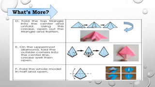 Procedures when making origami design | PPTX