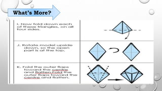 Procedures when making origami design | PPTX