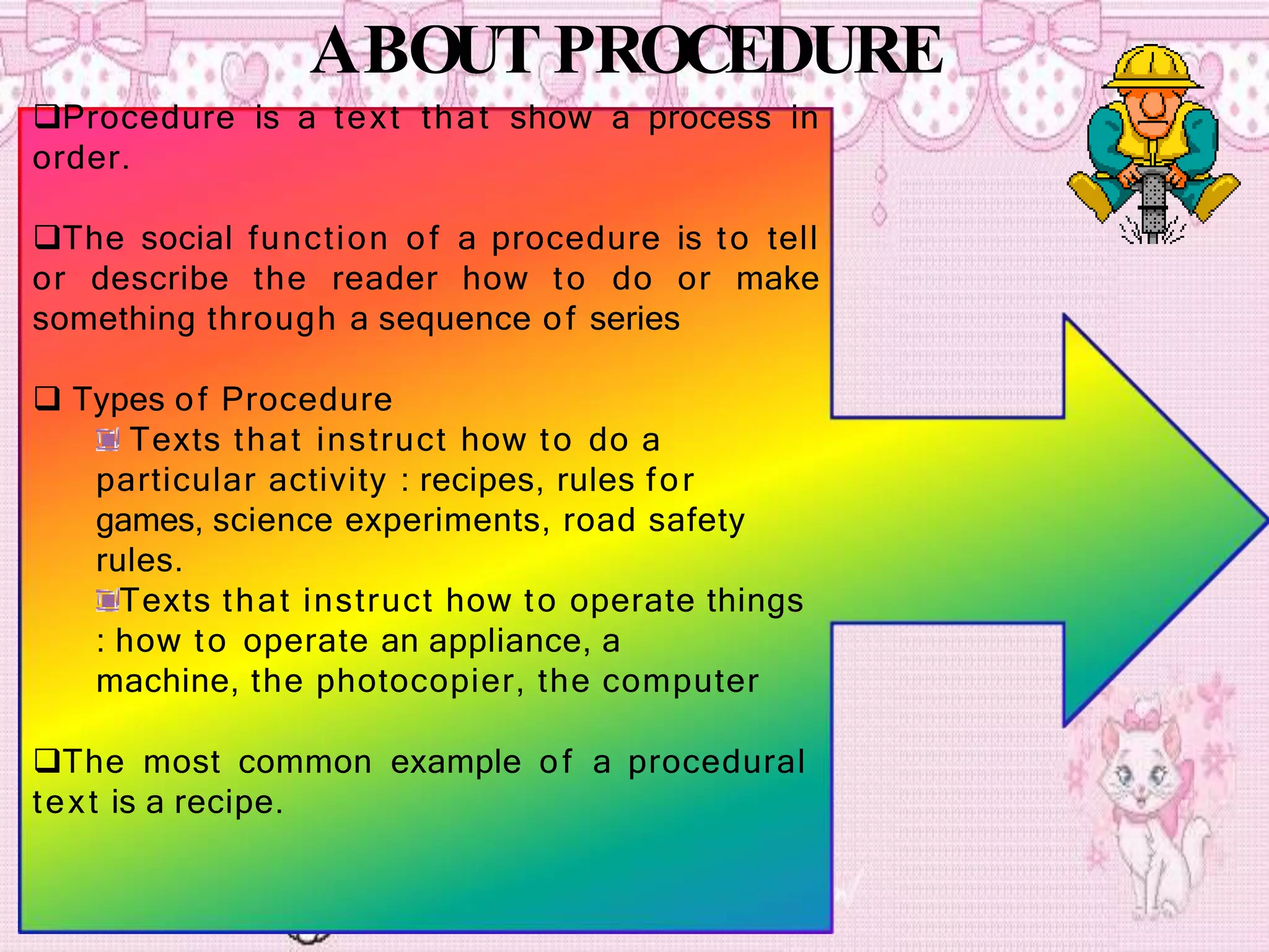 proceduretext-130621235834-phpapp02.pptx | Desserts and Baking | Food ...