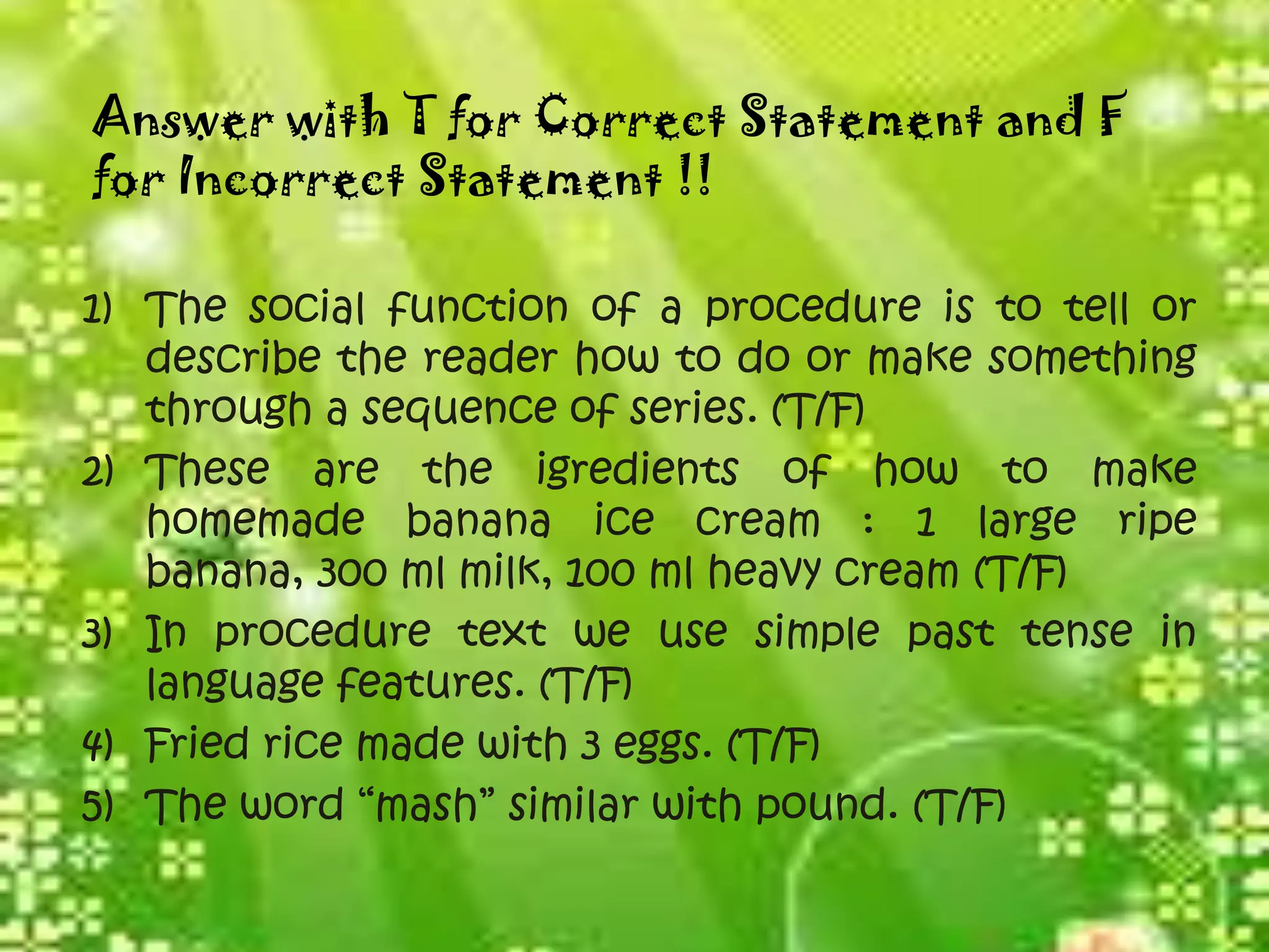 Bahan Ajar Procedure Text | PPTX