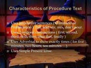 Procedure text | PPTX