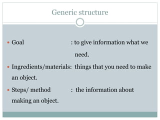 Procedure text | PPT